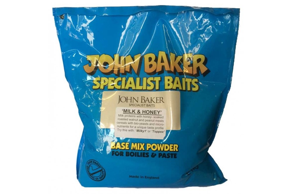 John Baker Milk & Honey Base Mix 1kg - Johnson Ross Tackle