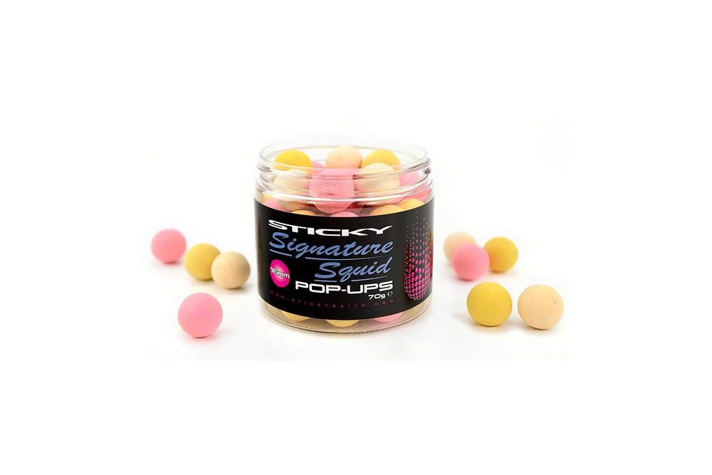Sticky Baits Signature Squid Pop Ups - Mixed Colours - Johnson Ross Tackle