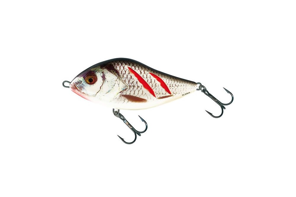 Salmo Slider Wounded Real Grey Shiner Floating Lure 7cm - Johnson Ross ...